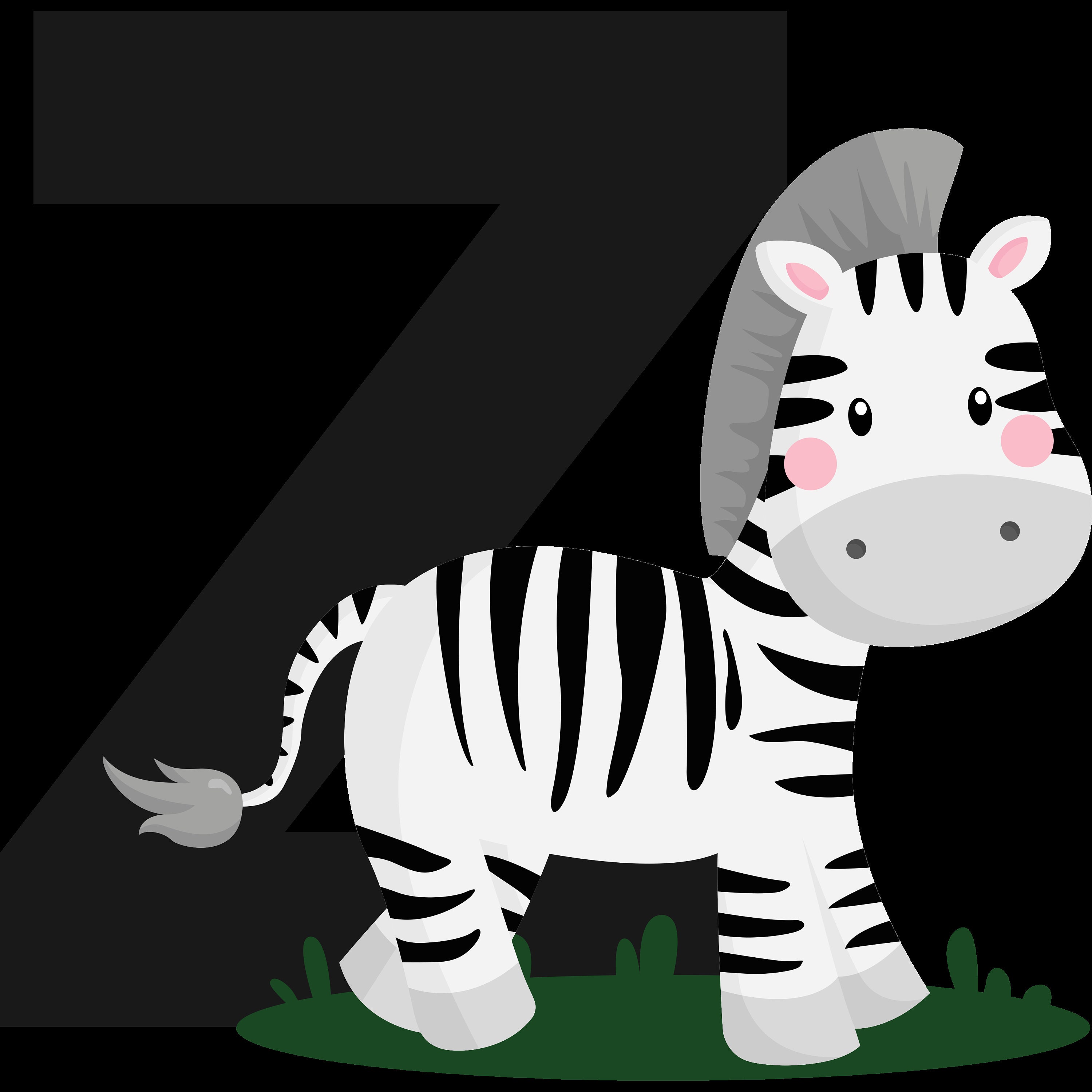 Watercolor Animals A-Z Clipart, Animal Alphabet Clipart, Alphabet ...