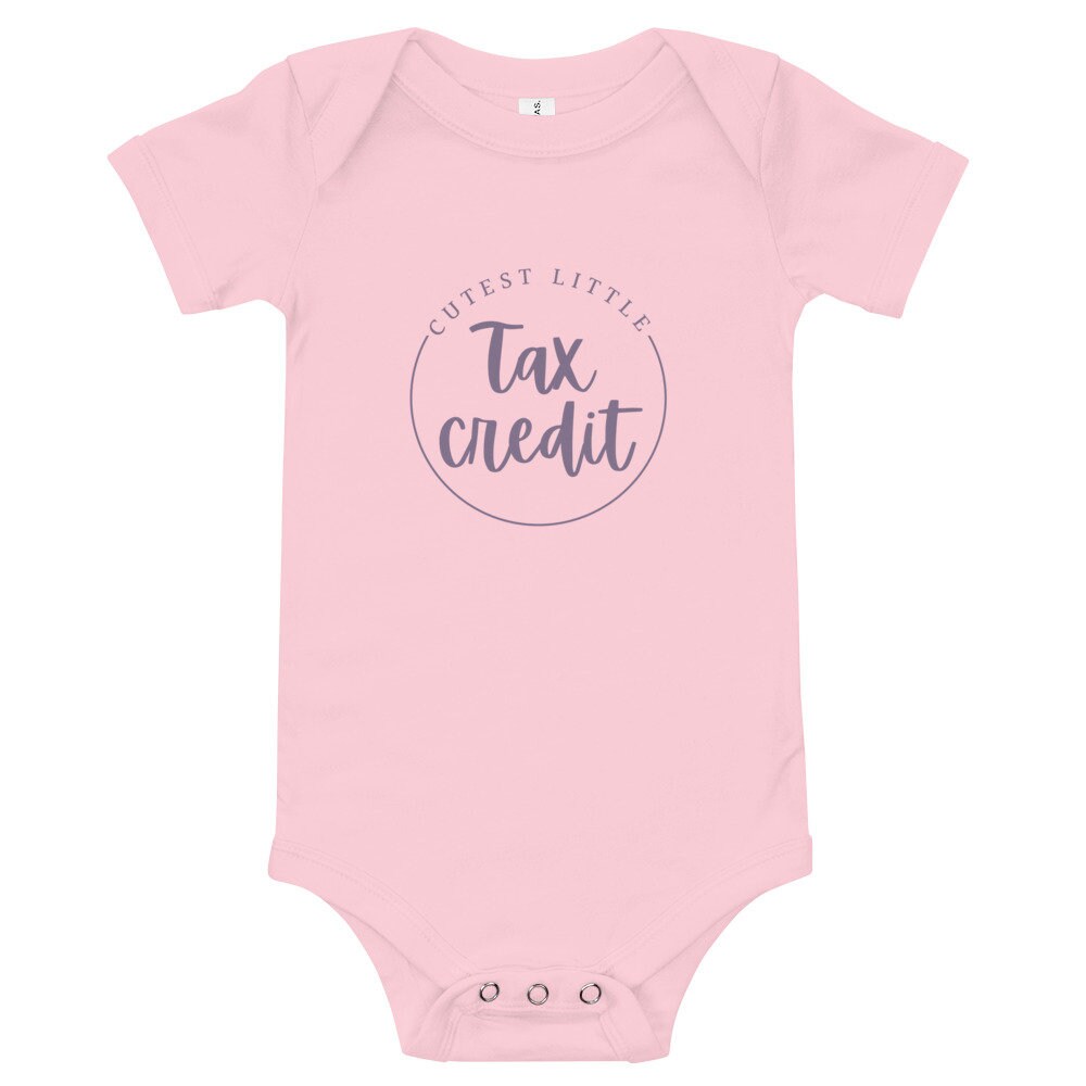 Cutest Little Tax Credit Bodysuit / Baby Gift / Accountant Baby Gift ...