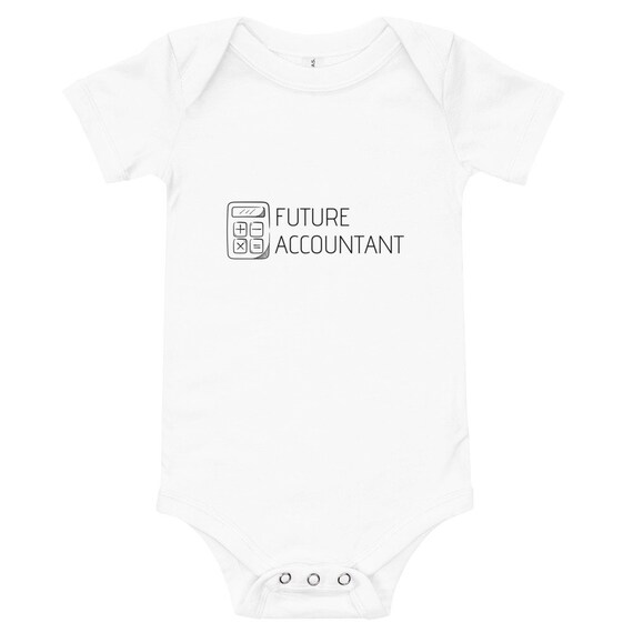 Future Accountant Baby Bodysuit / Baby Gift / Accountant Baby - Etsy