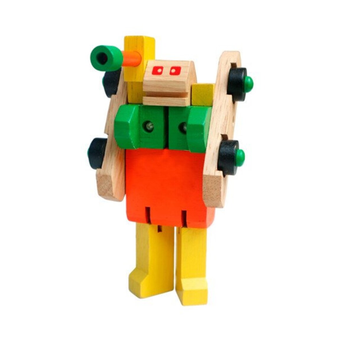 Wooden Transformer Tank-robot | Wooden Educational Toy for Kids ...