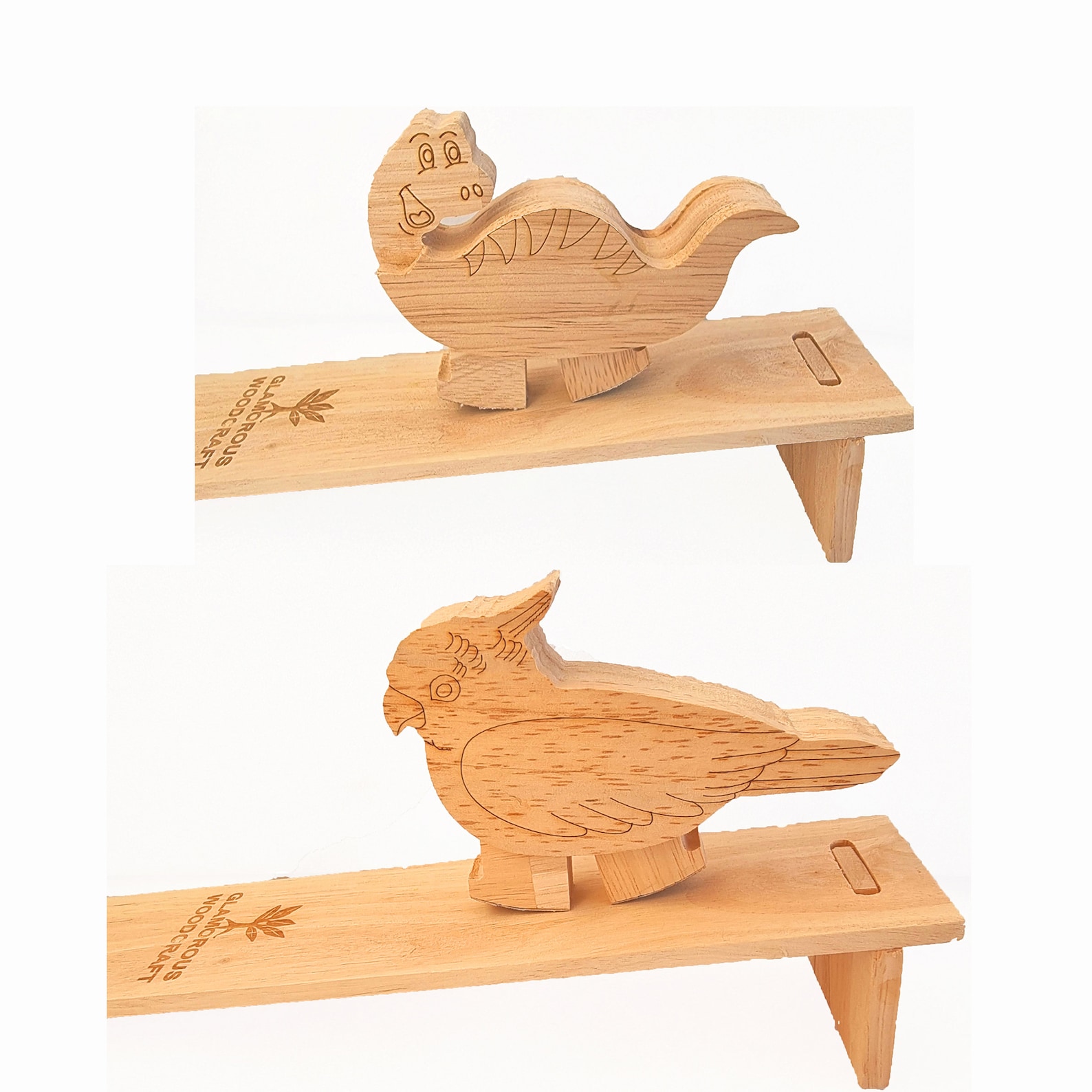 Wooden Ramp Walking Animal | Wooden Gift for Toddlers | Wooden Baby ...