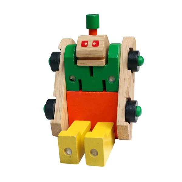 Wooden Transformer Tank-robot | Wooden Educational Toy for Kids ...