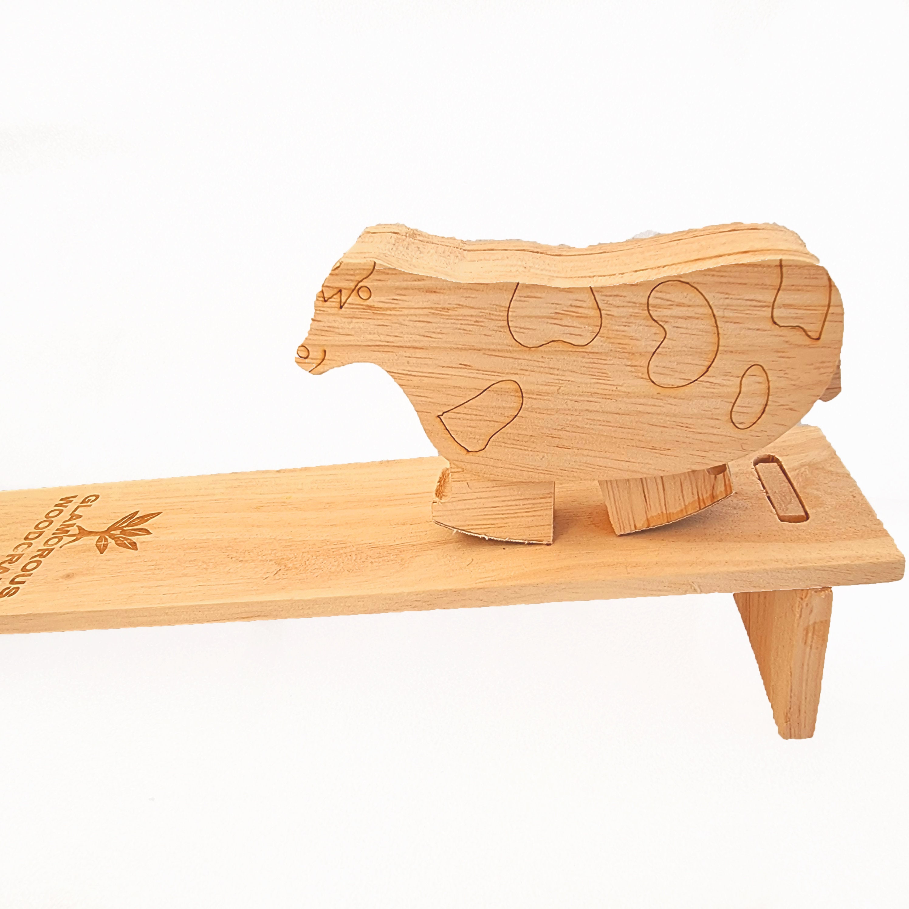 Wooden Ramp Walking Animals | Wooden Gift for Toddlers | Set of FOUR ...