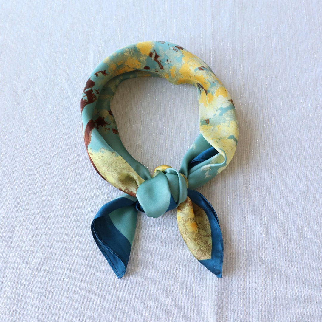 Women Scarf Yellow & Blue Mothers Day Gift Gifts for Mom - Etsy