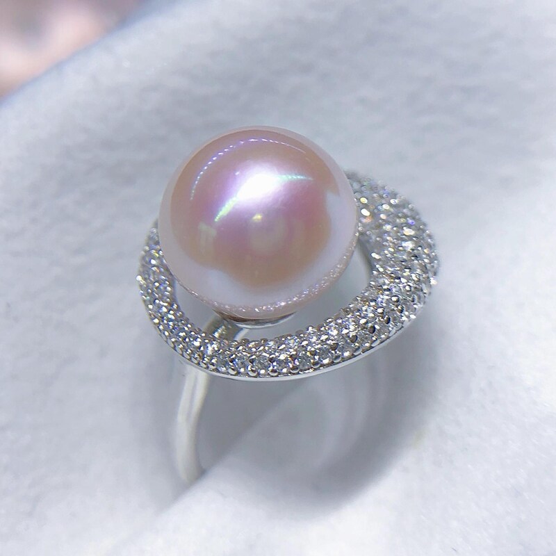 Pink Pearl Ring - Etsy