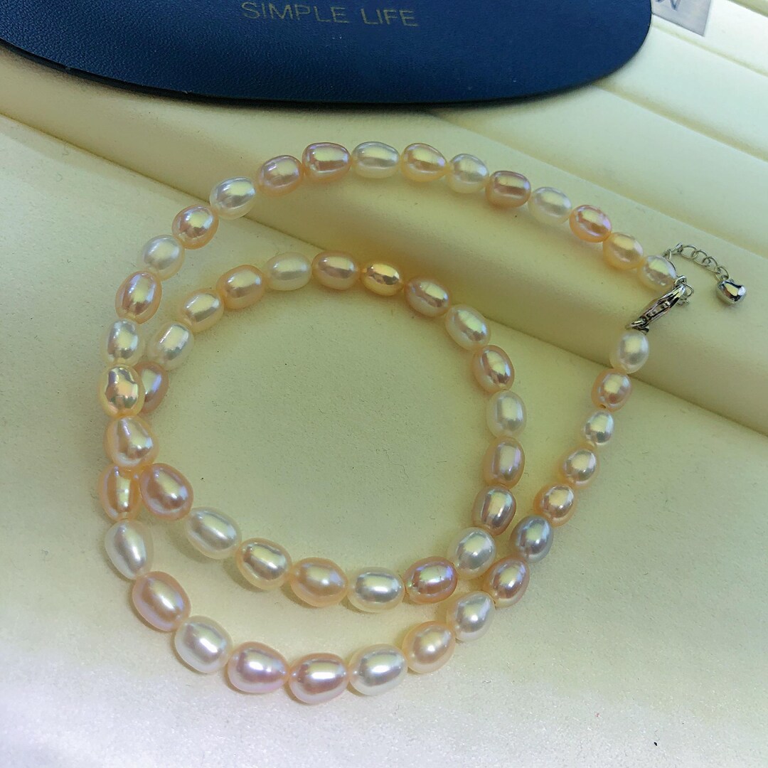 Non-nucleated Pearls *** 5mm-6mm Freshwater Multi-colored Pearls Beaded ...