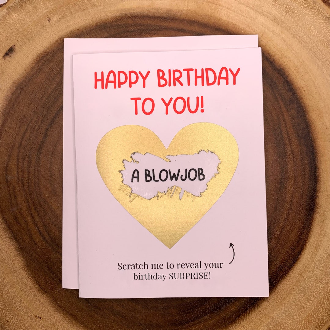 Customizable Happy Birthday Scratch Reveal Card, Scratch off for ...