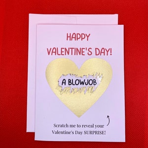 Customizable Happy Valentines Day Scratch Card Scratch off - Etsy Canada