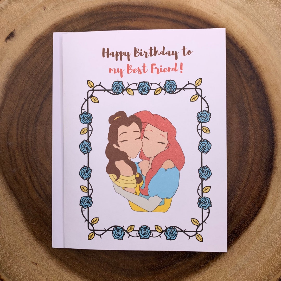 Happy Birthday to My Princess Best Friend, the Belle to My Ariel ...