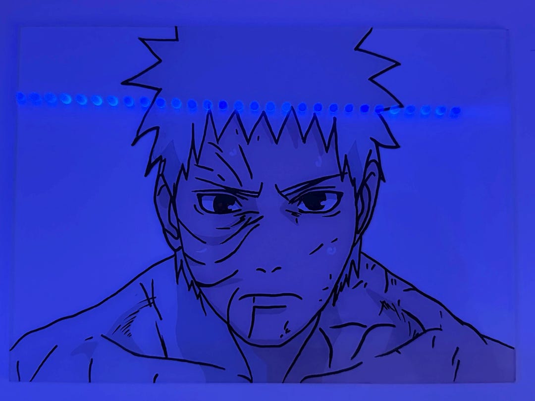 Obito Uchiha Glass Painting - Etsy