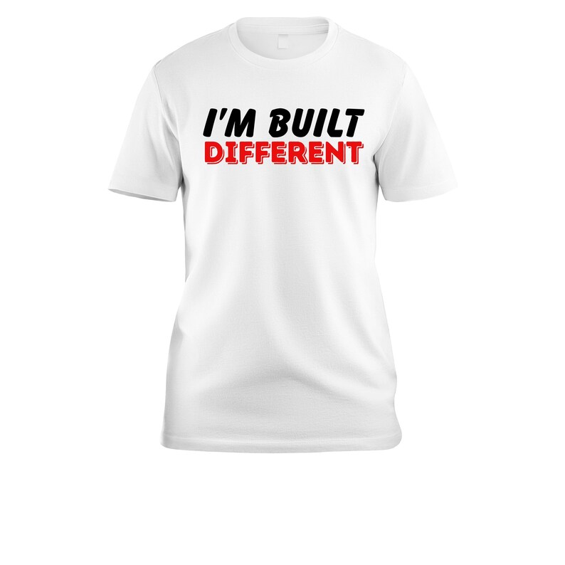 I'm Built Different SVG, Motivational Sarcastic Quote, Sublimation ...