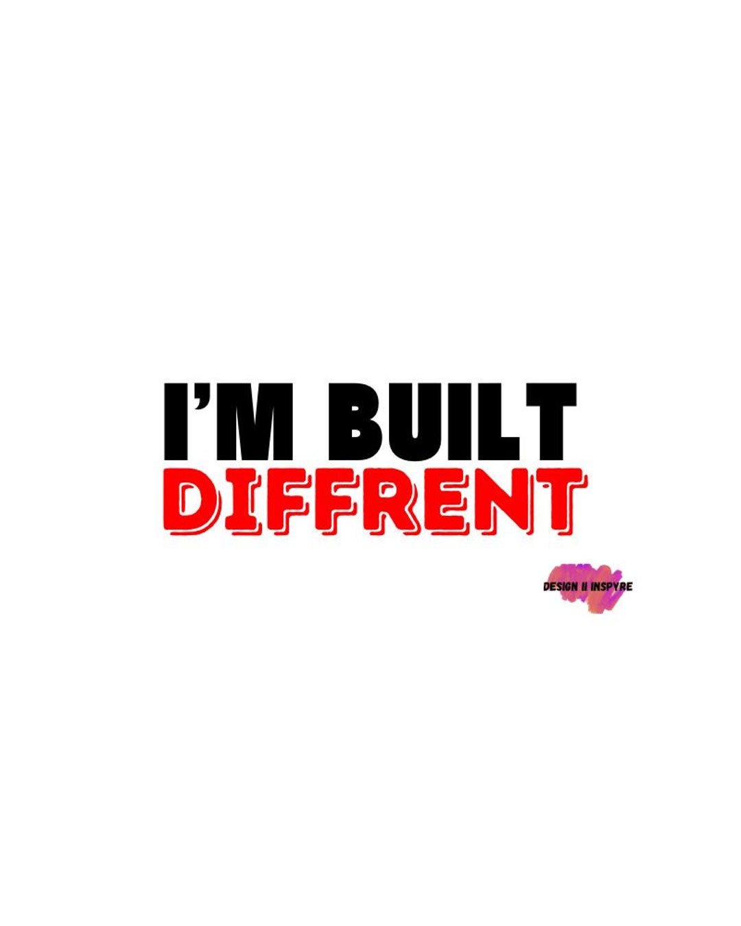 I'm Built Different SVG Motivational Sarcastic Quote - Etsy