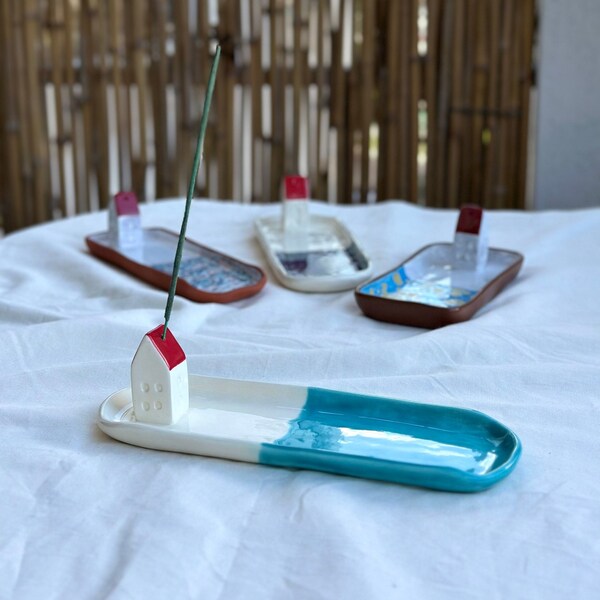 Handmade Ceramic Incense Holder - Etsy
