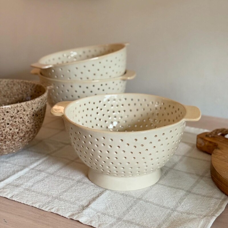 Ceramic Colander - Etsy
