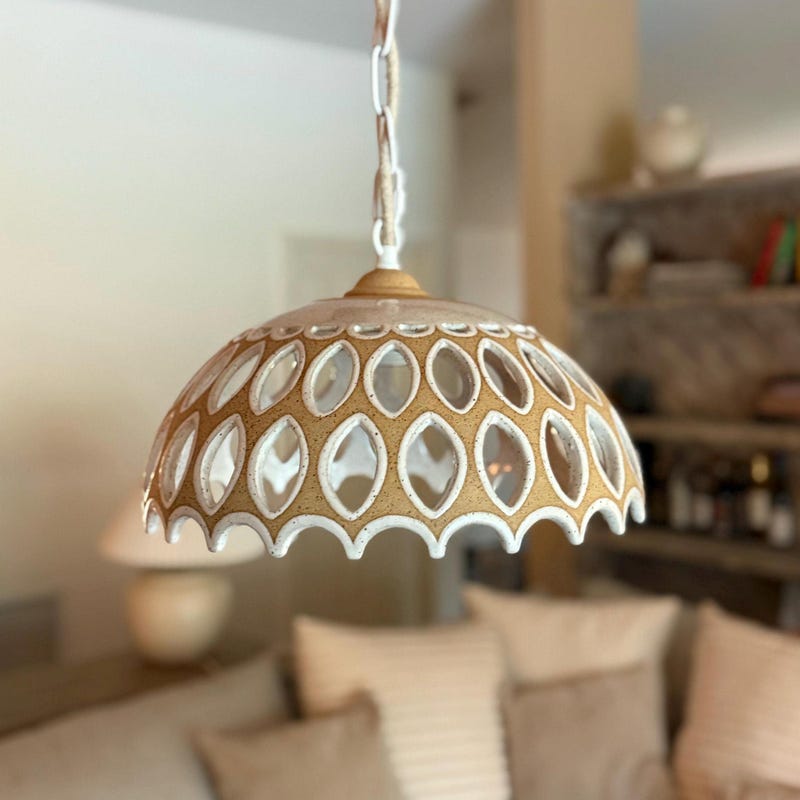 Outdoor Ceramic Pendant Light - Etsy