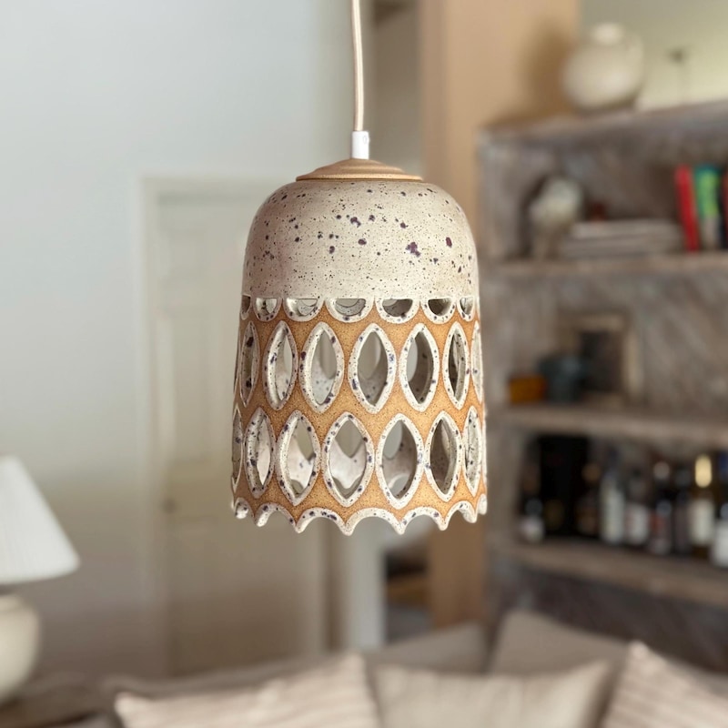 Ceramic Pendant Light - Etsy