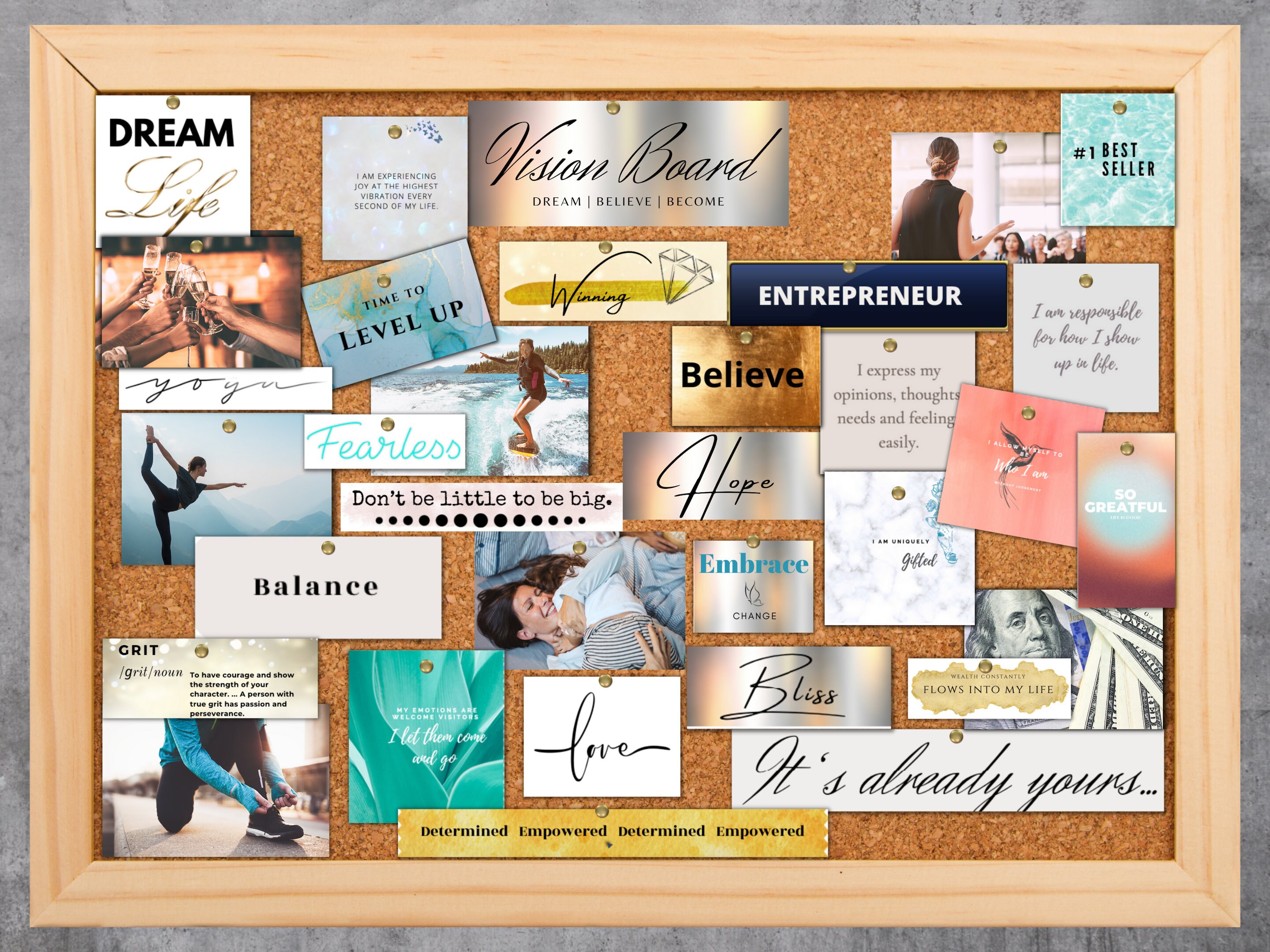 The Ultimate Digital Vision Board Kit. Manifesting Journal. Vision ...