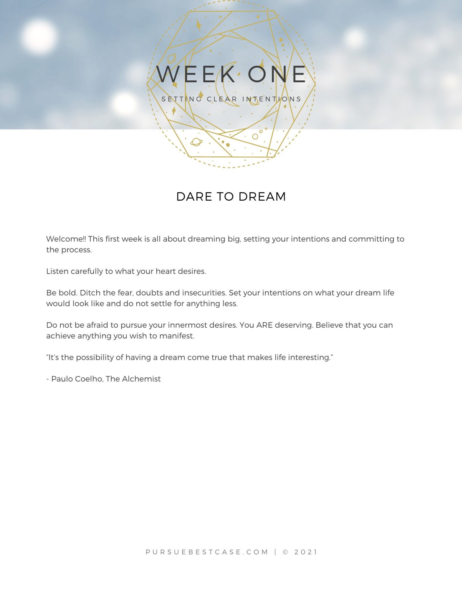 MANIFEST Digital Printable Journal and 4-week Program. Manifesting ...