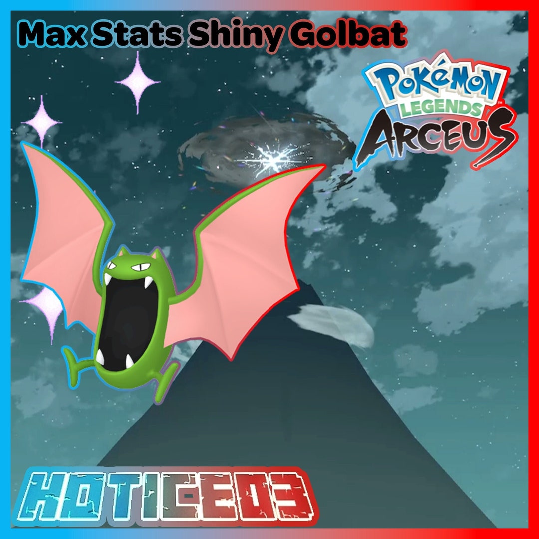 Pokemon Legends: Arceus Shiny Golbat Max Stats - Etsy Österreich