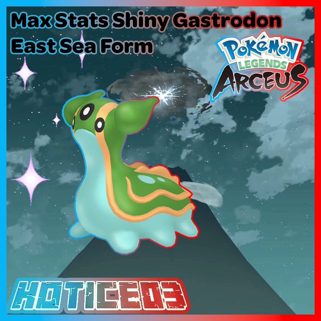 Pokemon Legends: Arceus Shiny Gastrodon East Max Stats - Etsy