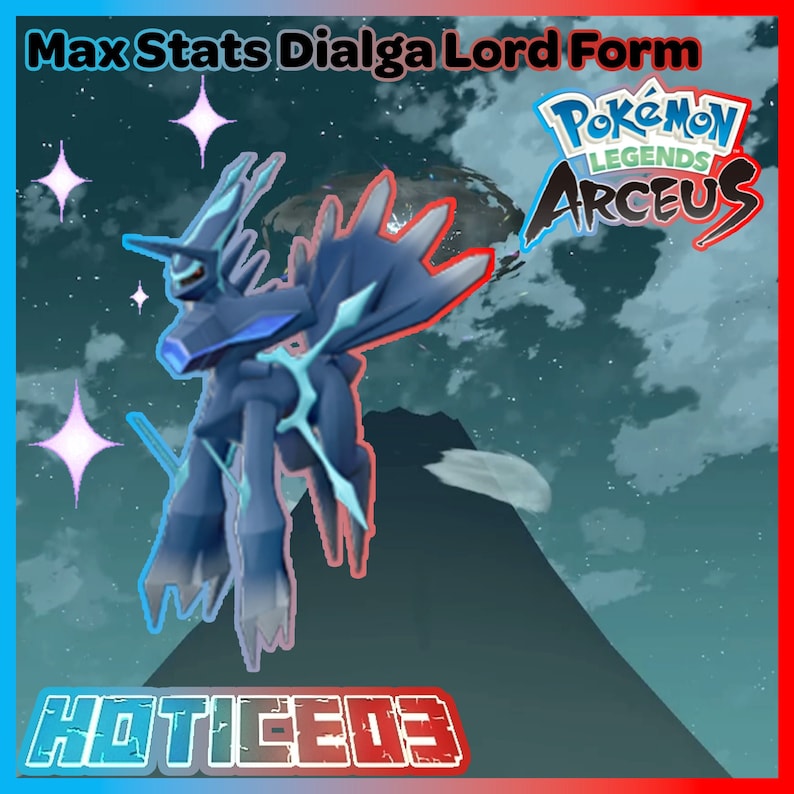 Buy Pokemon Legends: Arceus Dialga Lord Form Max Stats Online in India ...