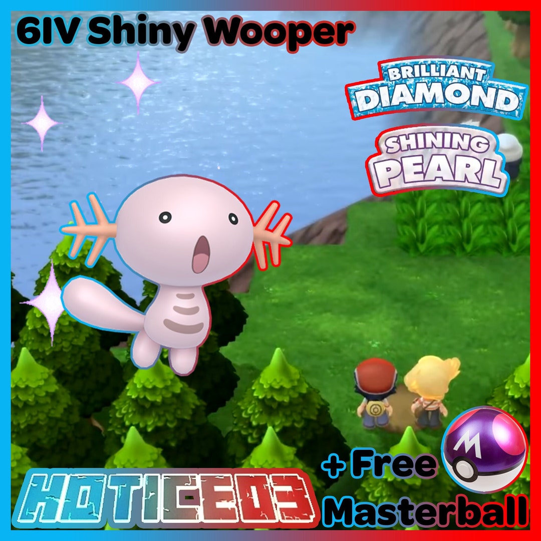 6IV Shiny Wooper Pokemon Brilliant Diamond Shining Pearl - Etsy