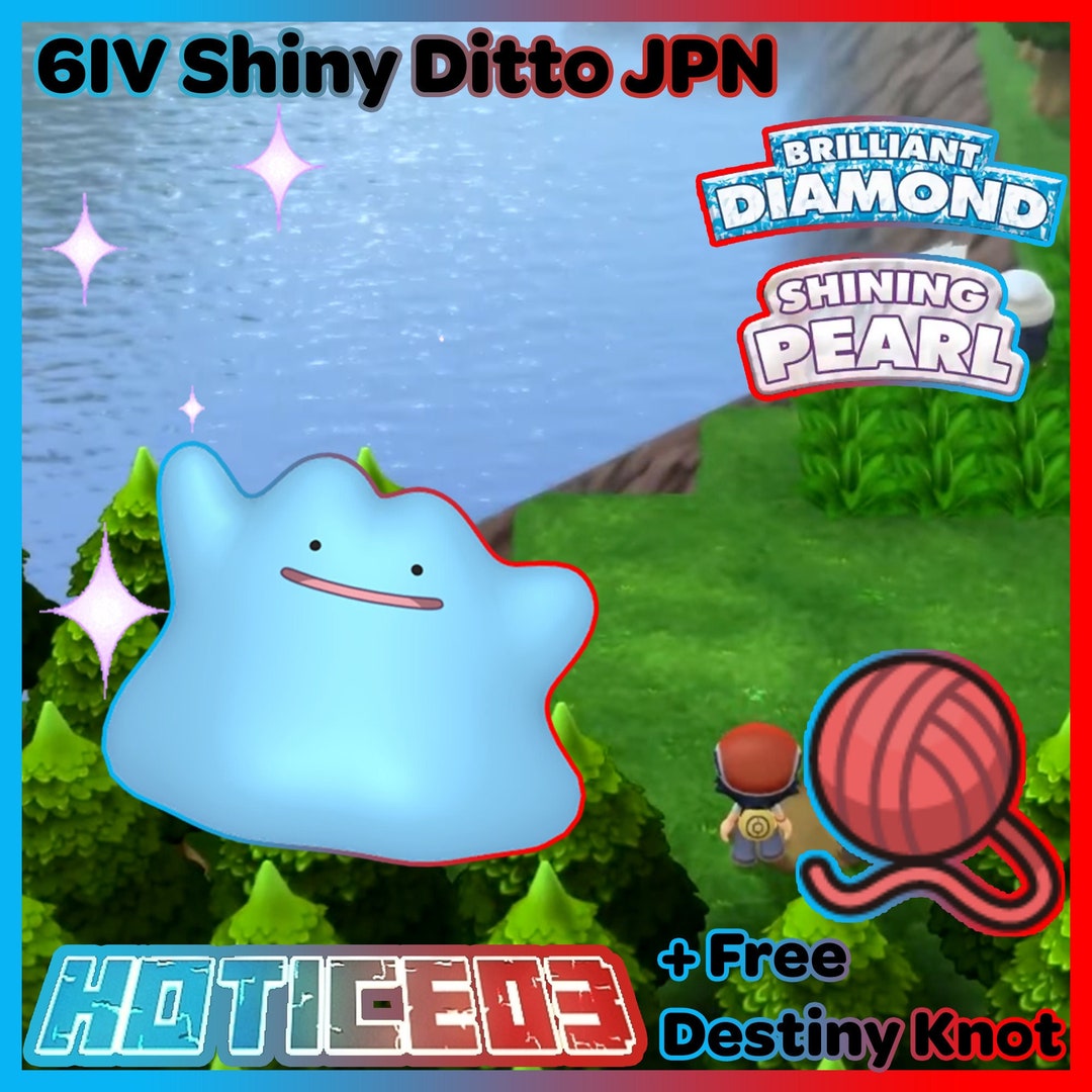 6IV Shiny Ditto Pokemon Brilliant Diamond Shining Pearl - Etsy