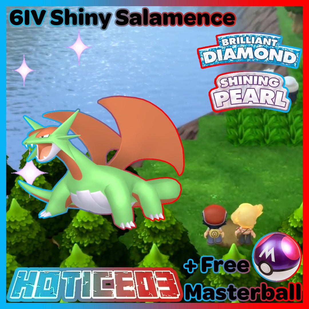 6IV Shiny Salamence Pokemon Brilliant Diamond Shining Pearl - Etsy