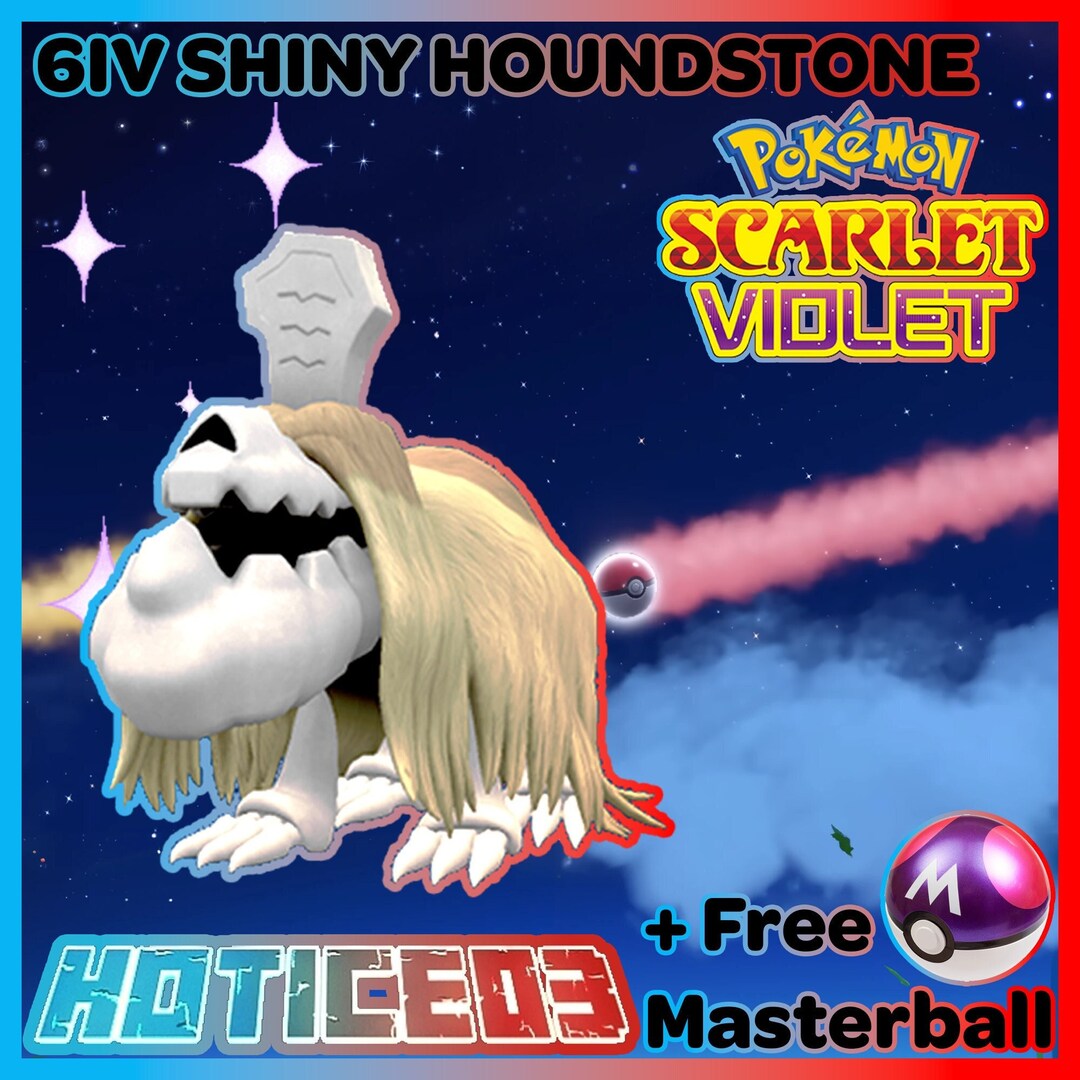 Pokemon Scarlet Violet Shiny Greavard Max Stats 6IV Master - Etsy