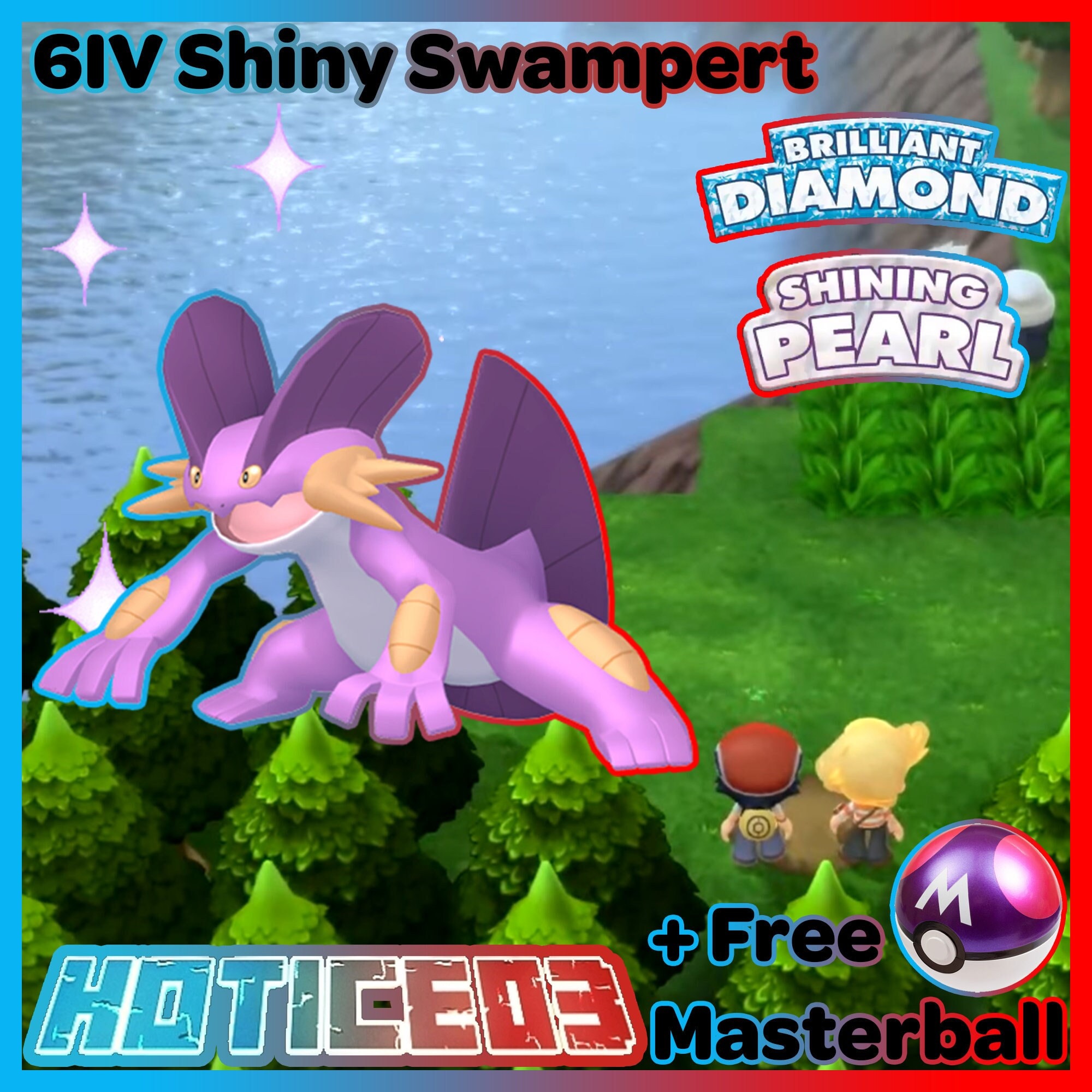 Pokemon Swampert Shiny