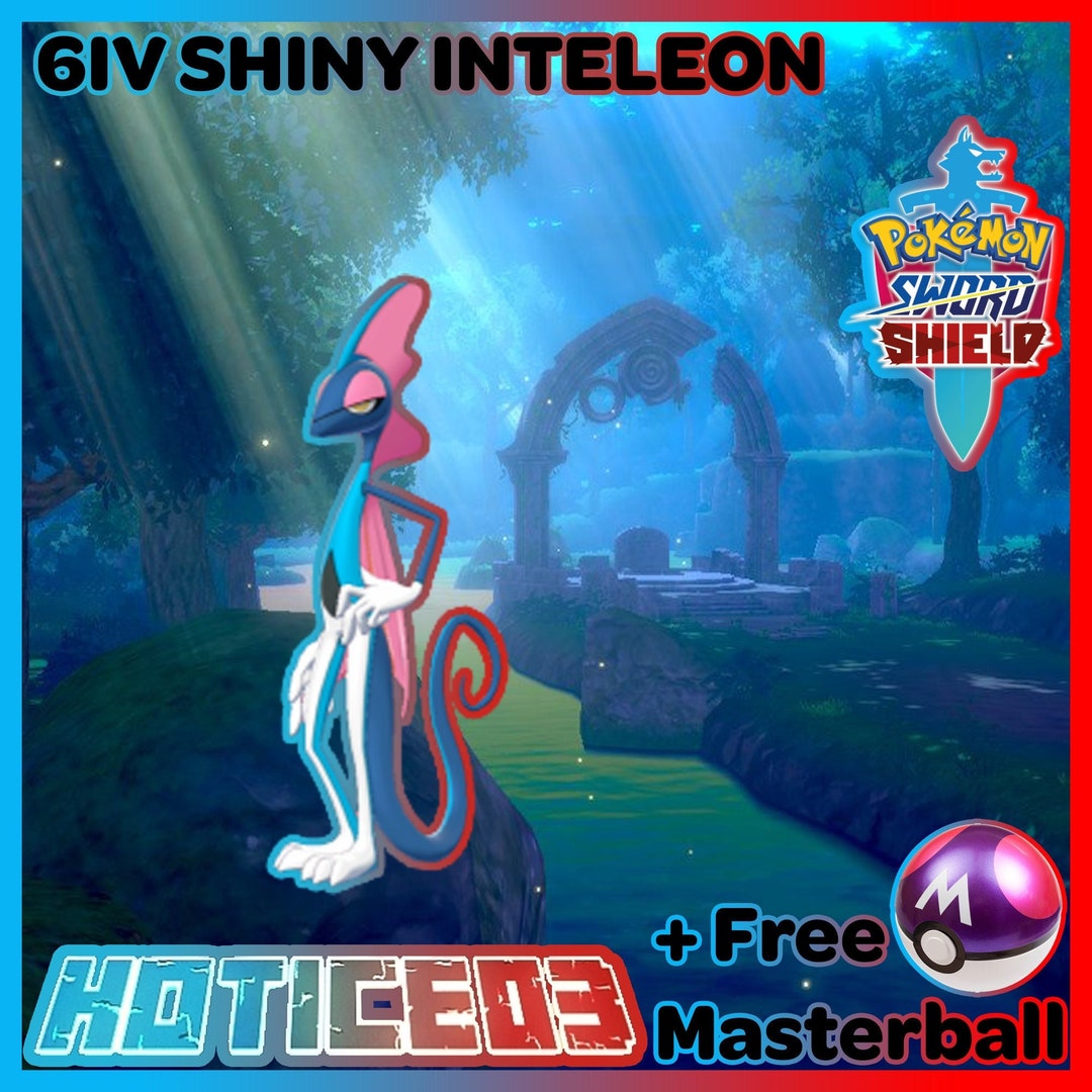 6IV Shiny Inteleon Pokemon Sword and Shield Fast Trade - Etsy
