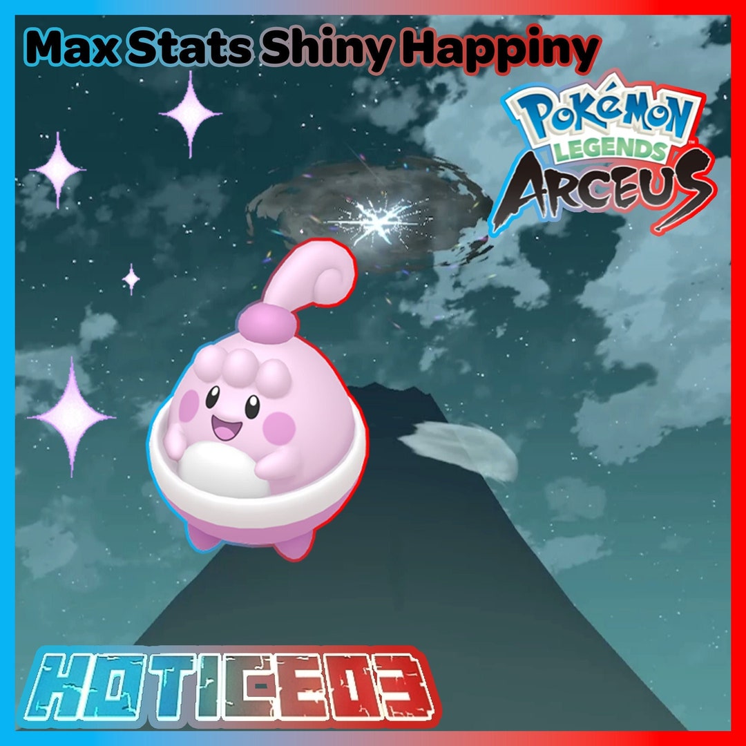 Pokemon Legends: Arceus Shiny Happiny Max Stats - Etsy