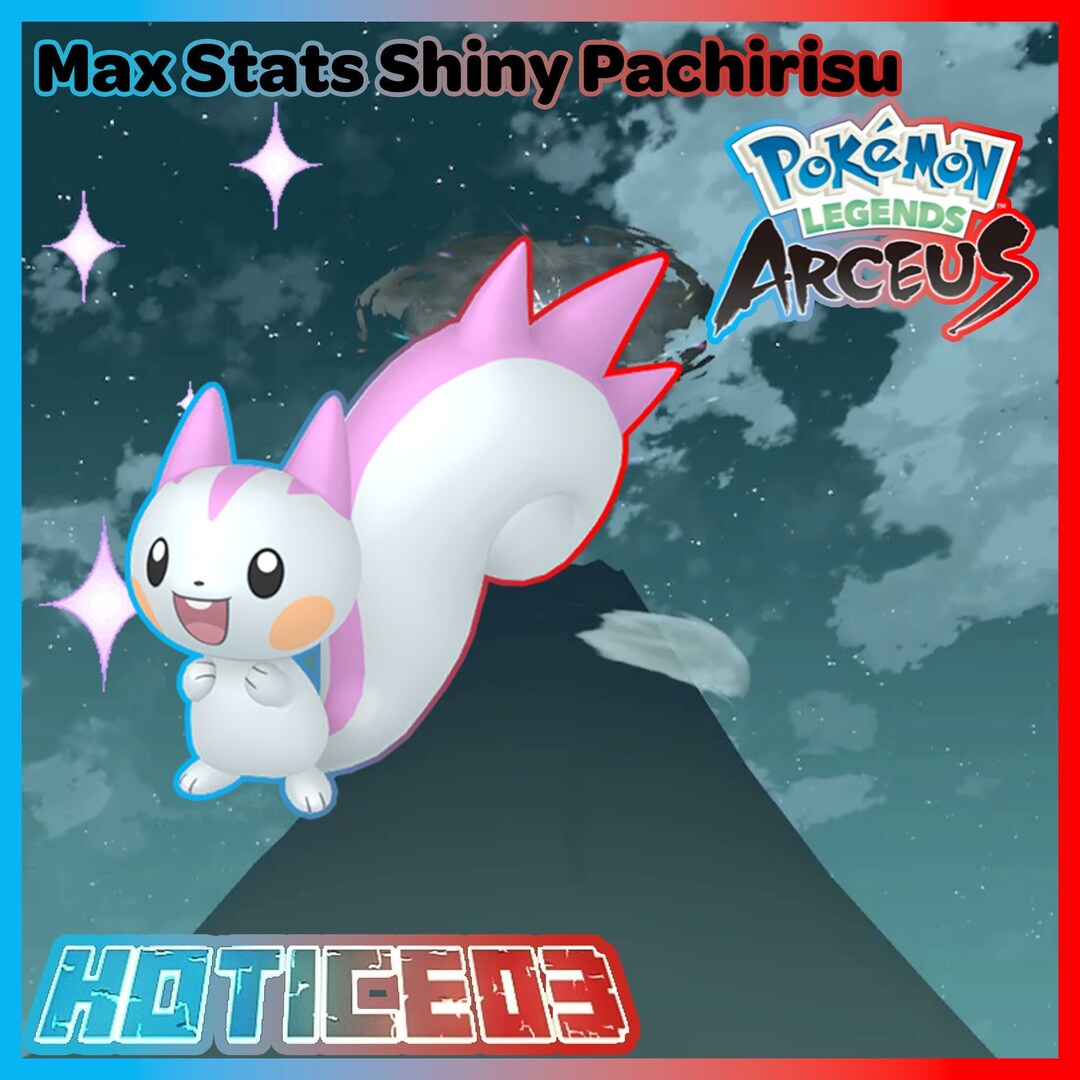 Pokemon Legends: Arceus Shiny Pachirisu Max Stats - Etsy
