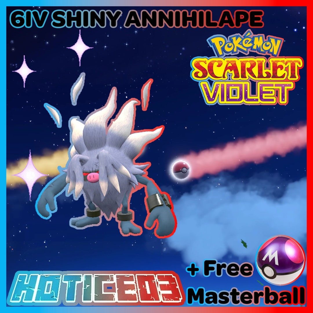 Pokemon Scarlet Violet Shiny Annihilape Max Stats 6IV Master - Etsy