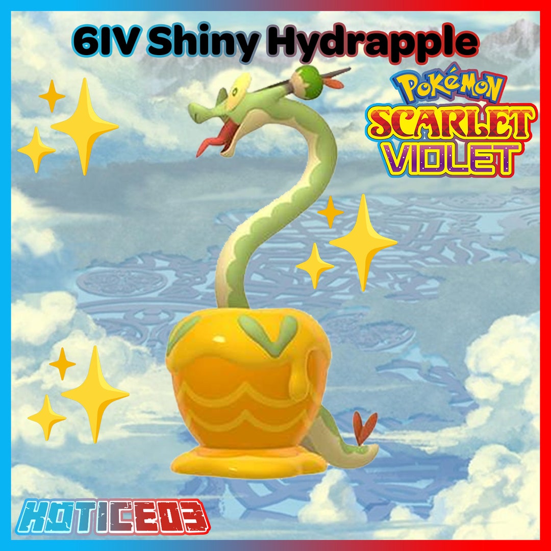 Shiny Hydrapple 6IV // Pokemon Scarlet & Violet Fast Trade // Indigo ...