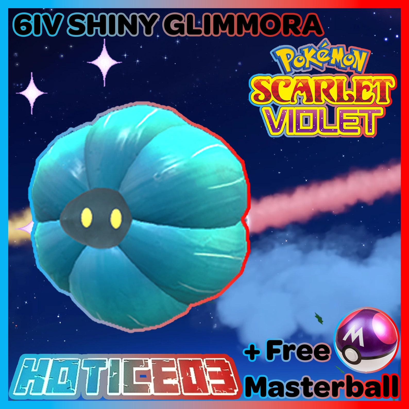 Pokemon Scarlet Violet Shiny Glimmora Max Stats 6IV Master - Etsy