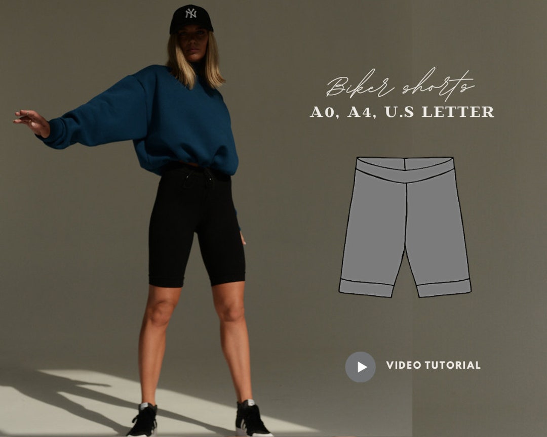 Biker Shorts PDF Easy Shorts PDF Sewing Pattern Very Comfy - Etsy