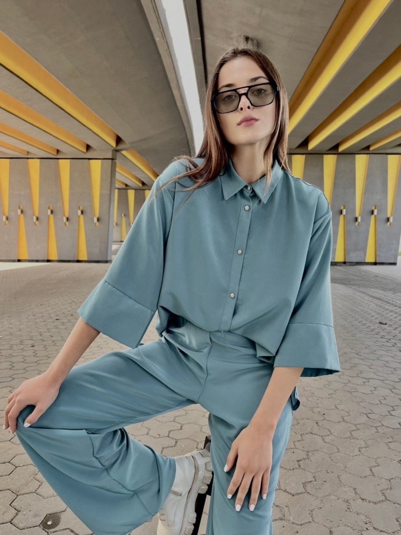 Easy Stylish Shirt With 3/4 Sleeves Stylish Women Shirt PDF - Etsy