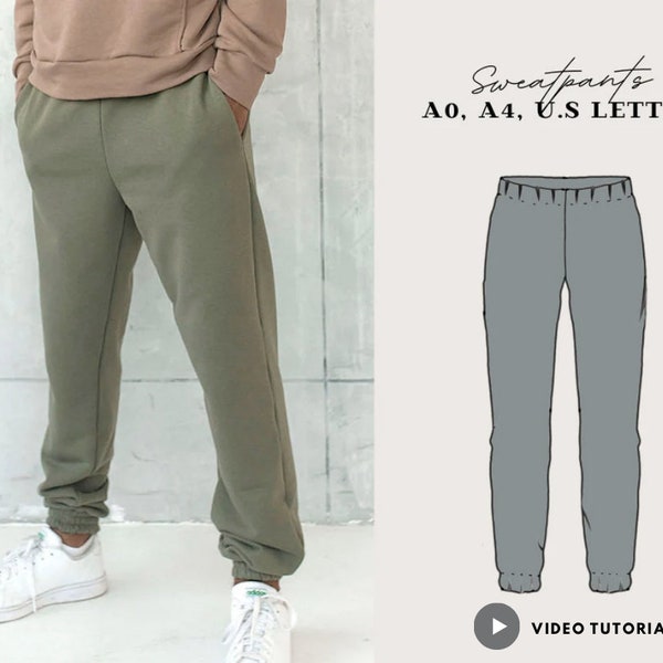 Mens Jogging Pants Pattern - Etsy