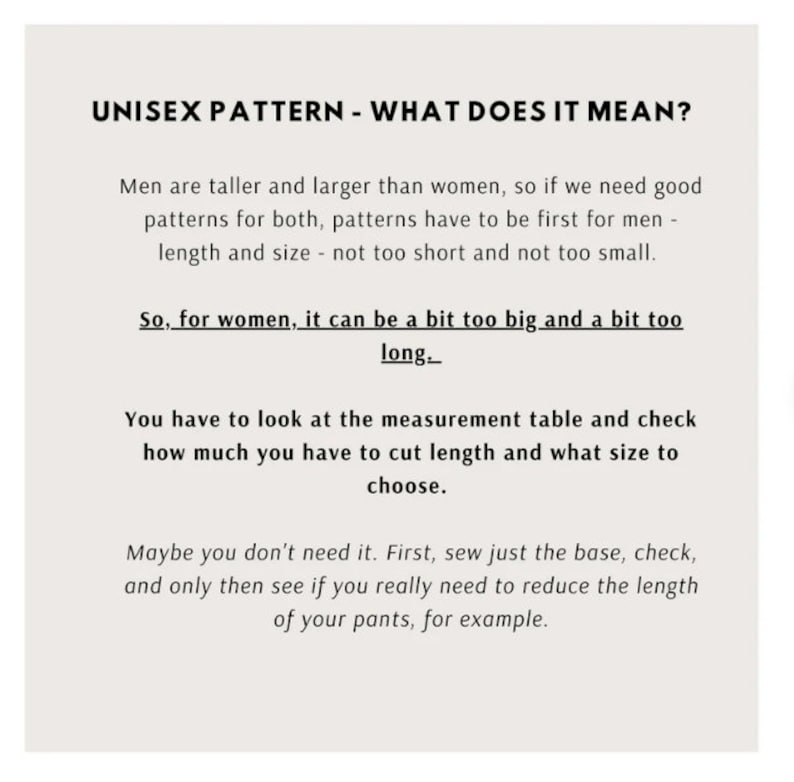 Unisex Stylish Pants Pdf Sewing Pattern Jeans Pants Digital - Etsy