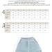 Linen Sweat Shorts Sewing Patterns, Elastic Waist Shorts Sewing Pattern ...