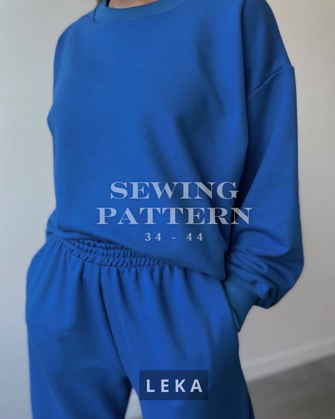 Easy Hoodie Sewing Pattern PDF Printable Hoodie Pattern With Neck ...