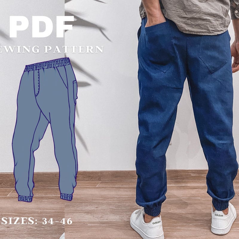 Mens Jeans Pattern - Etsy