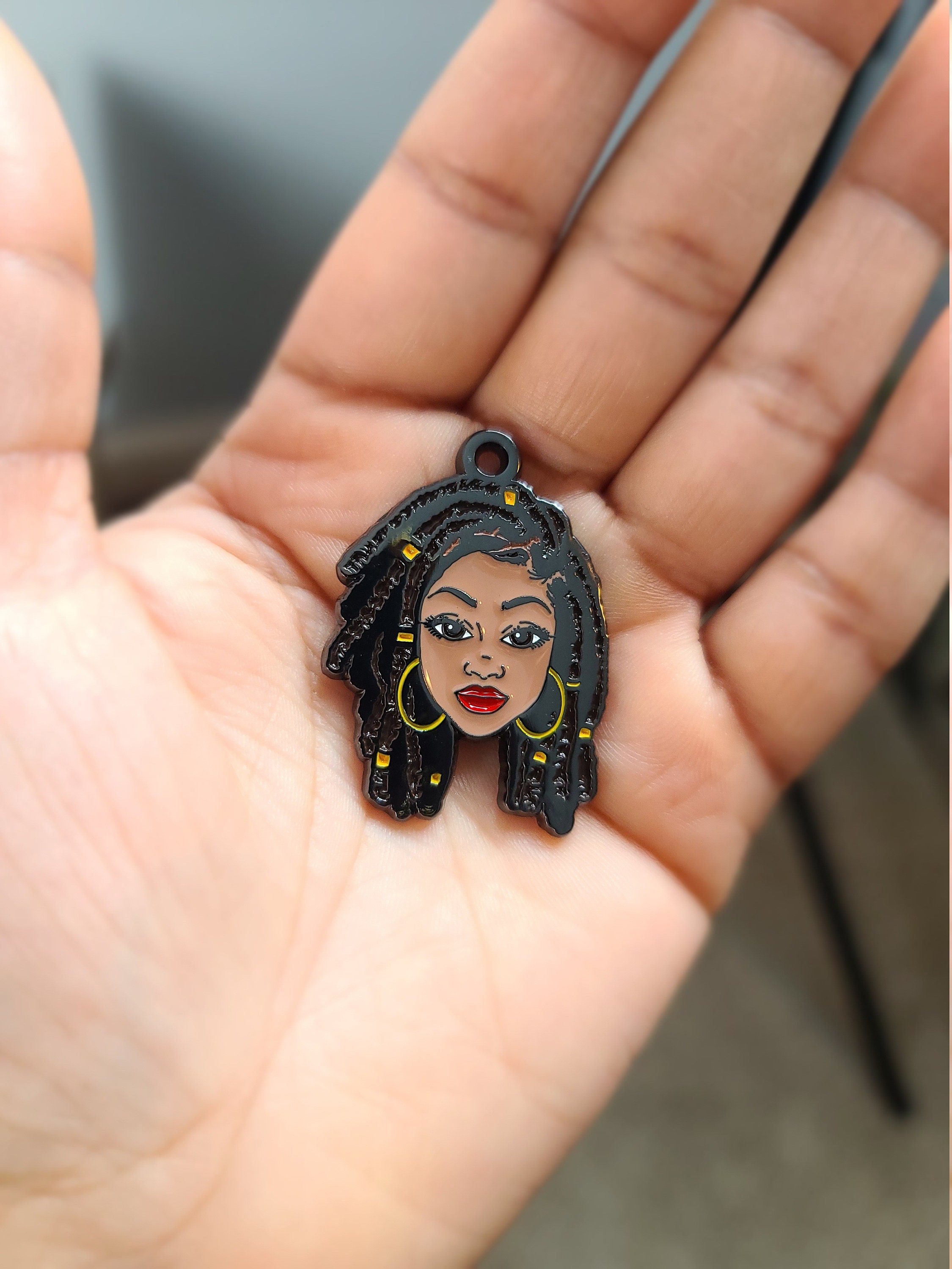 Afrocentric, Afro Charms, Girl Charms, Lady Charms, Face Charms, Afro ...