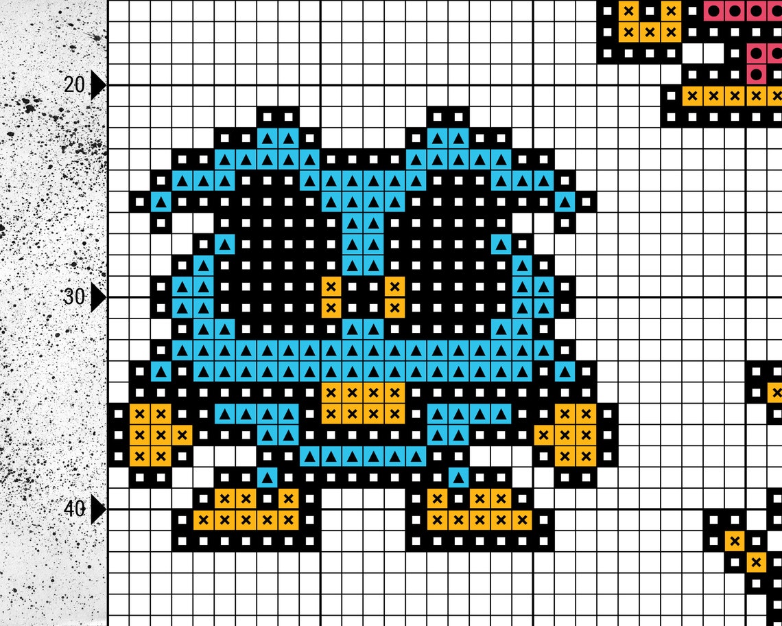 Dr. Mario Viruses Pattern for Cross Stitch - Etsy