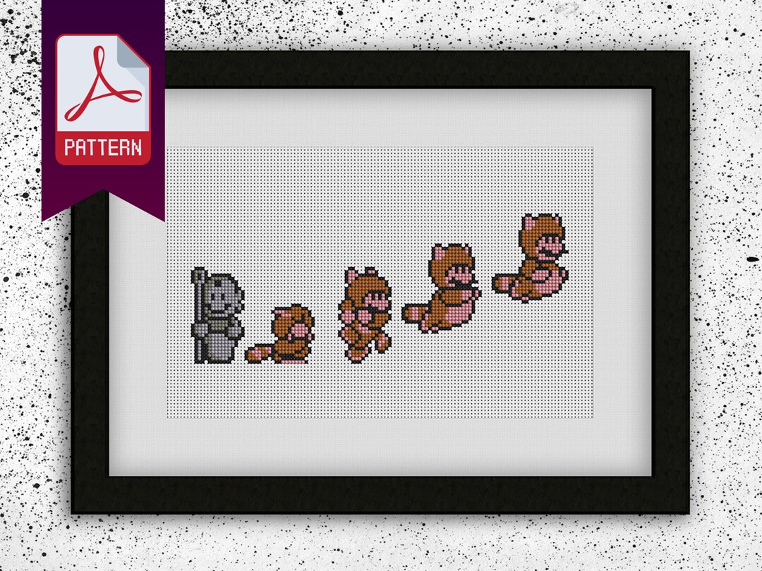 36 Tanooki Mario Patterns for Cross Stitch - Super Mario Bros. 3 - Etsy
