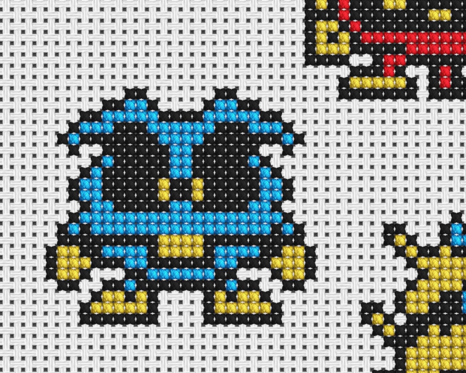 Dr. Mario Viruses Pattern for Cross Stitch - Etsy