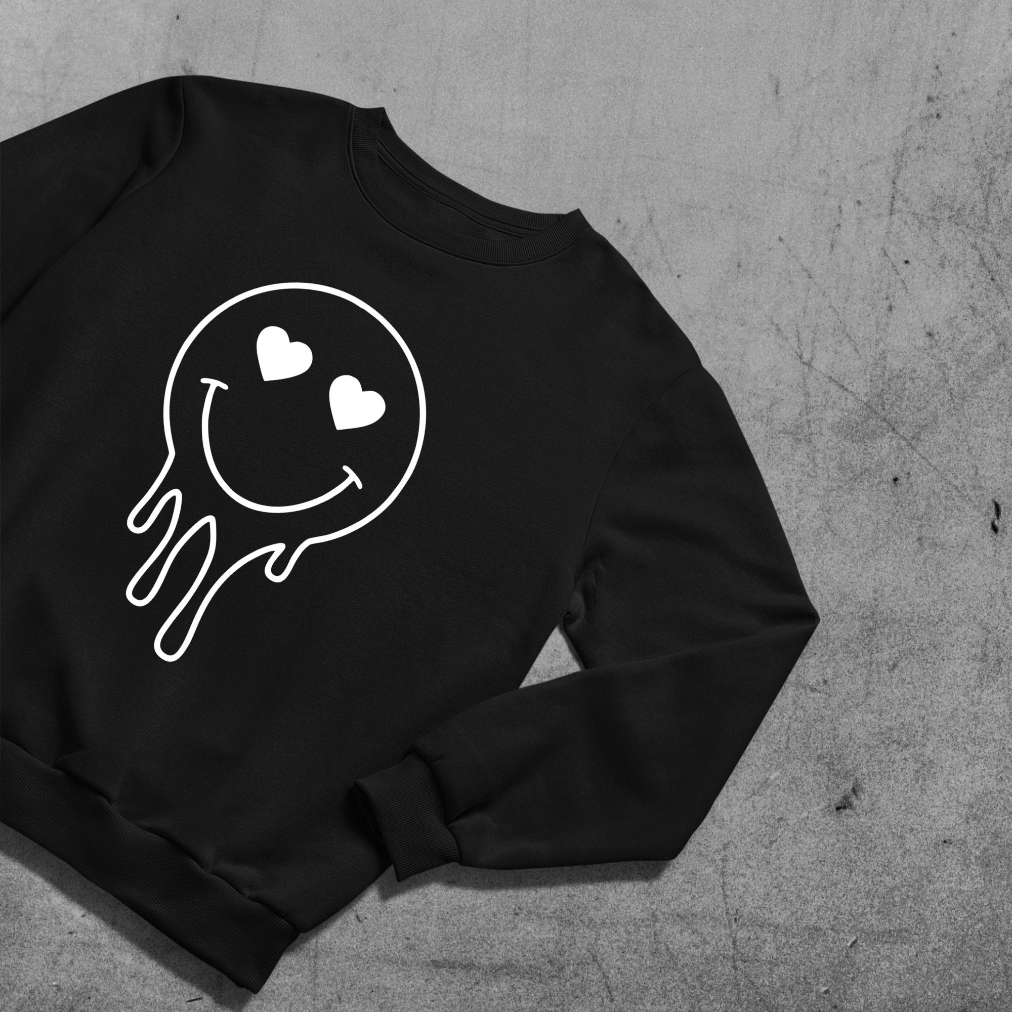 Smiley Face Shirt Smiley Face Sweatshirt Smiley Face Hoodie - Etsy