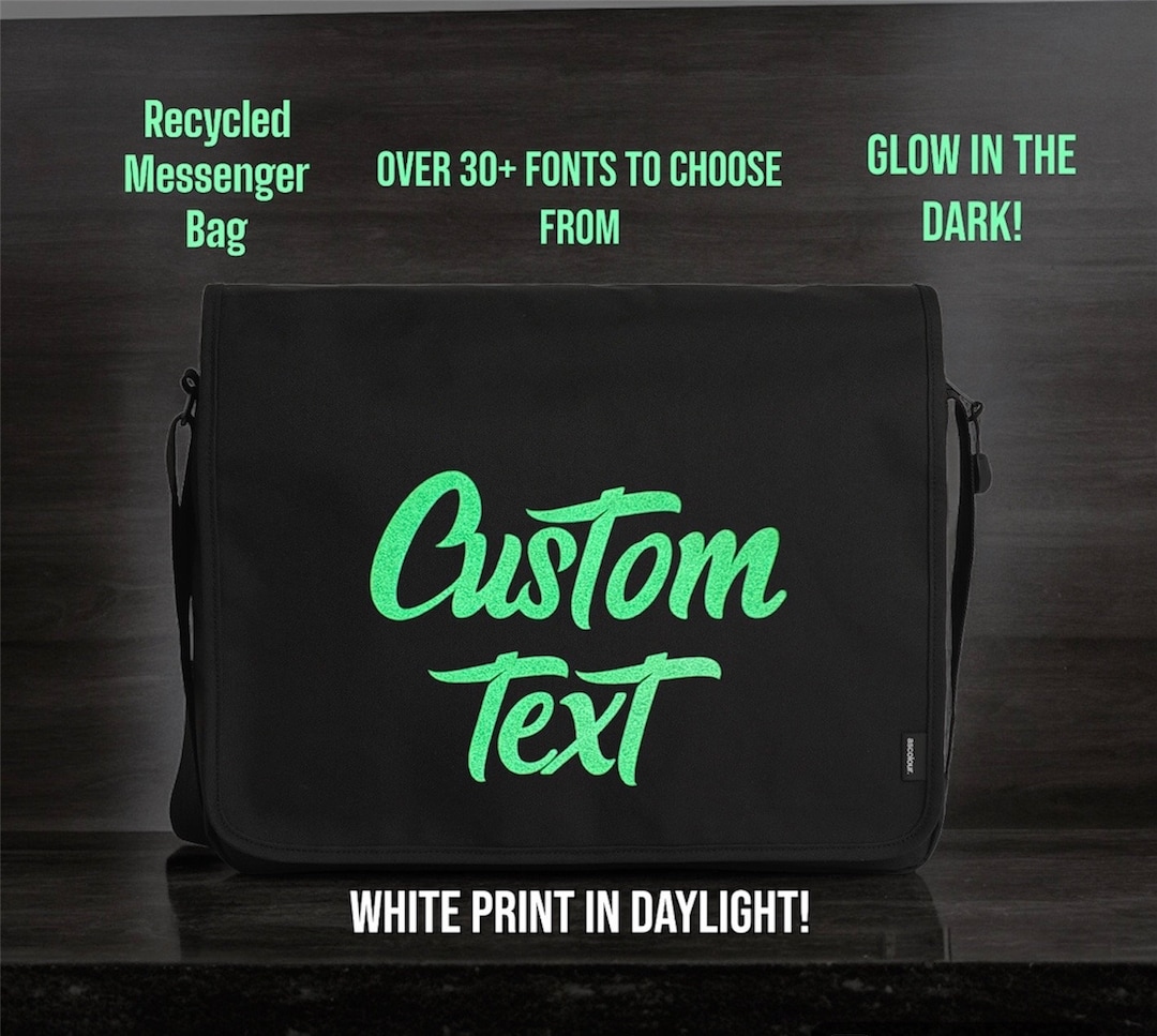 Custom Messenger Bag, Custom Messenger Bag With Logo, Personalized ...