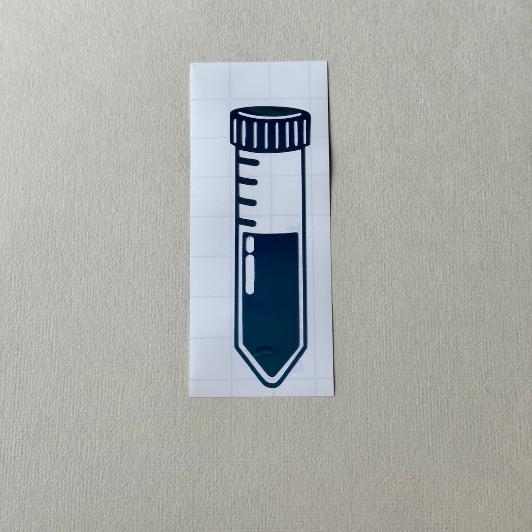 Lab Tube Vinyl Decal - Etsy